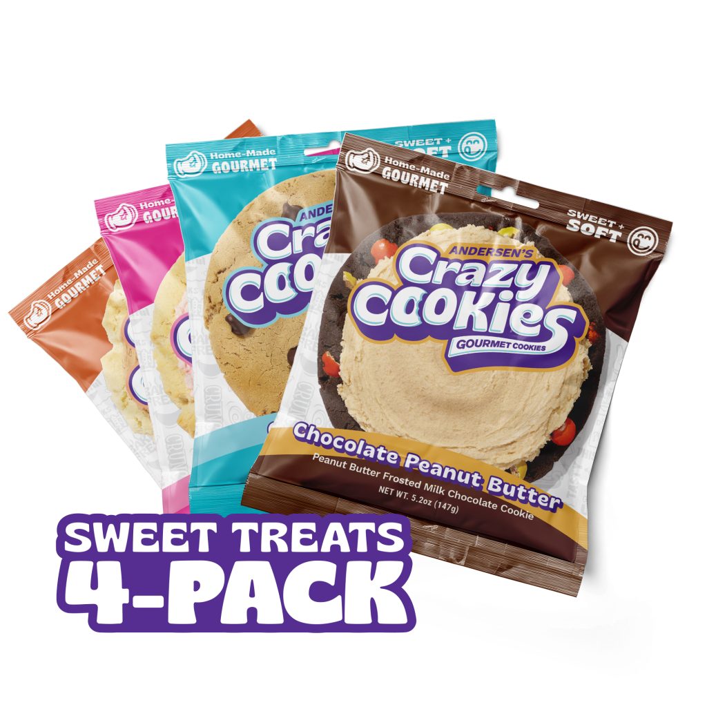 Build a Box of 4 Crazy Cookies - Andersen's Crazy Cookies