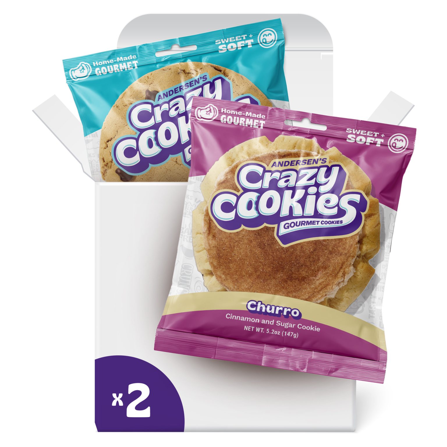 Giant Individually Wrapped Cookies | Crazy Cookies